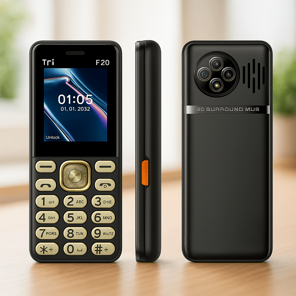 F20 Mobilni Telefon s 3 SIM Kartice - SAMO KLIKNI