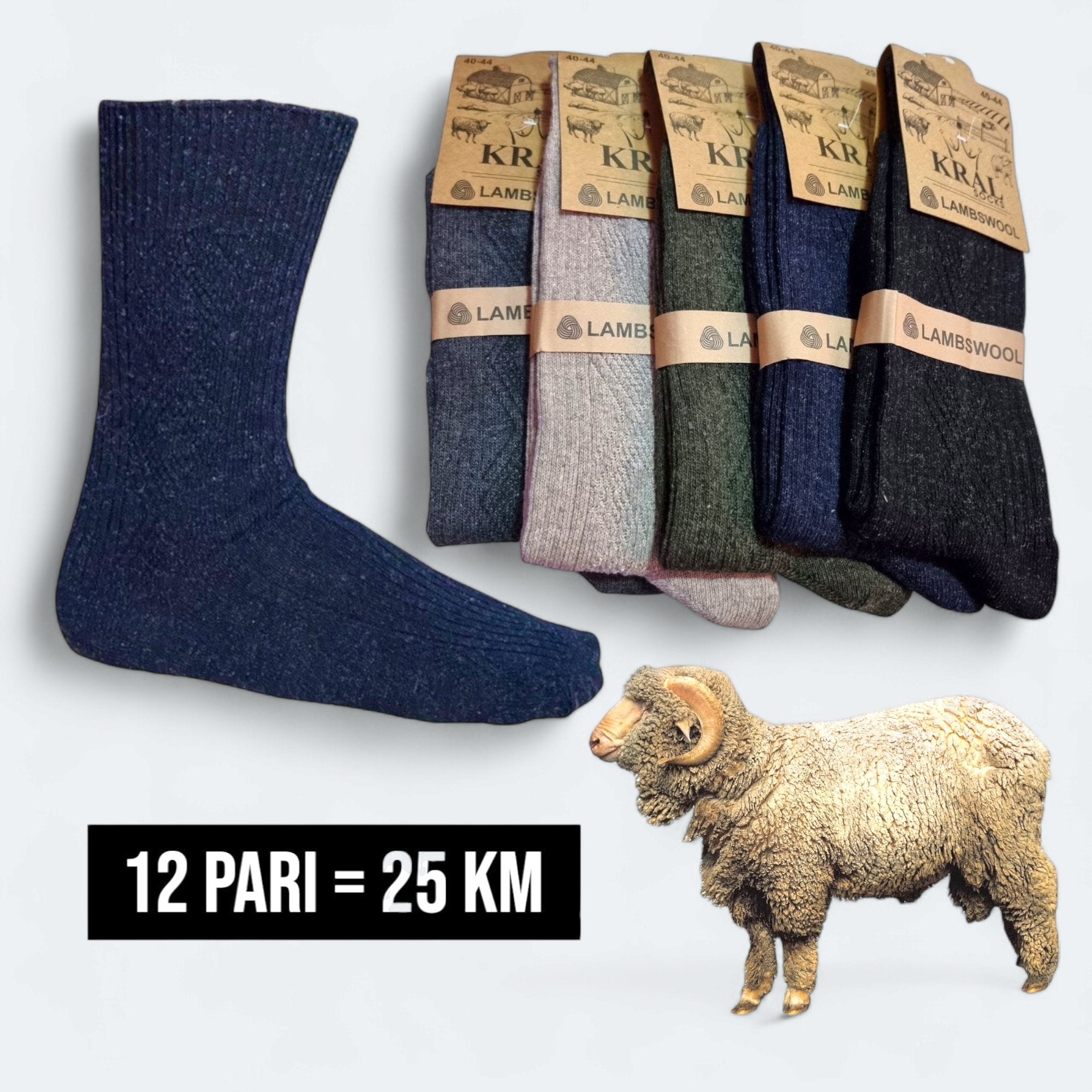 Mirisne Vunene Čarape (12 pari) - SAMO KLIKNI