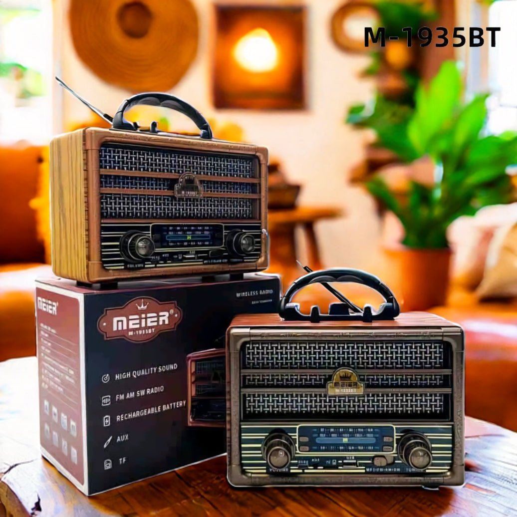 Retro Prijenosni Radio M-111BT - SAMO KLIKNI